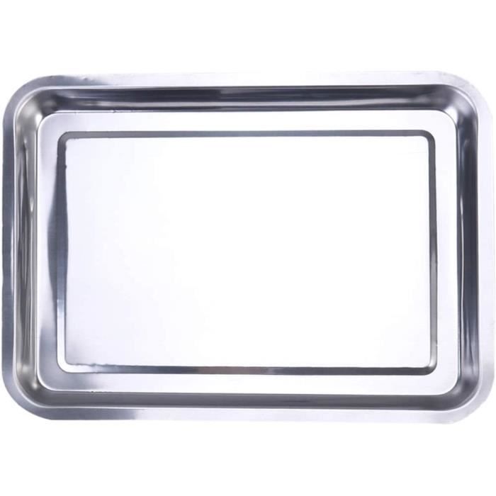 Plaque à Patisserie Rectangulaire à Patisserie à Biscuits en Acier ...