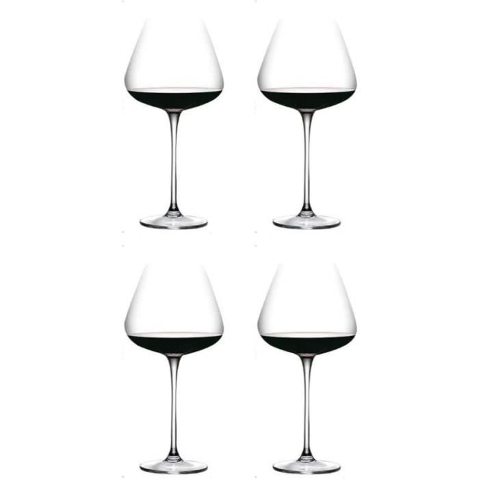 Verres a vin Vin de Vin Rouge Crystal Coupe À Vin Vin Verres de Vin Set ...