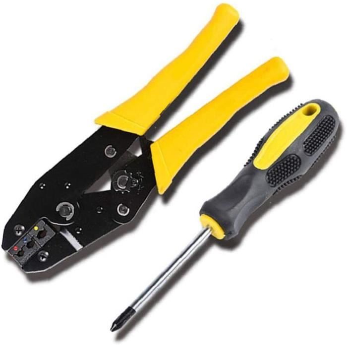 Set de Sertisseuse de Fil Ing¨¦nierie de D¨¦croissance Terminal ¨¤ Cliquet Pince ¨¤ Sertir ...