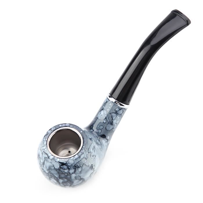Pipe à fumer Tuyau de tabac à fumer en résine détachable Pipe à tabac ...