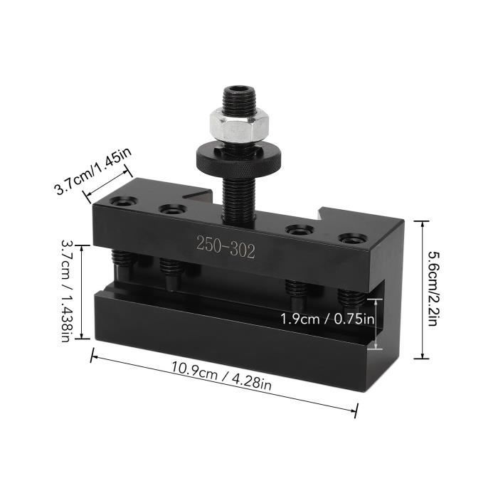 Porte-outil à changement rapide Poteau D'outil Réglable Porte-outil de ...
