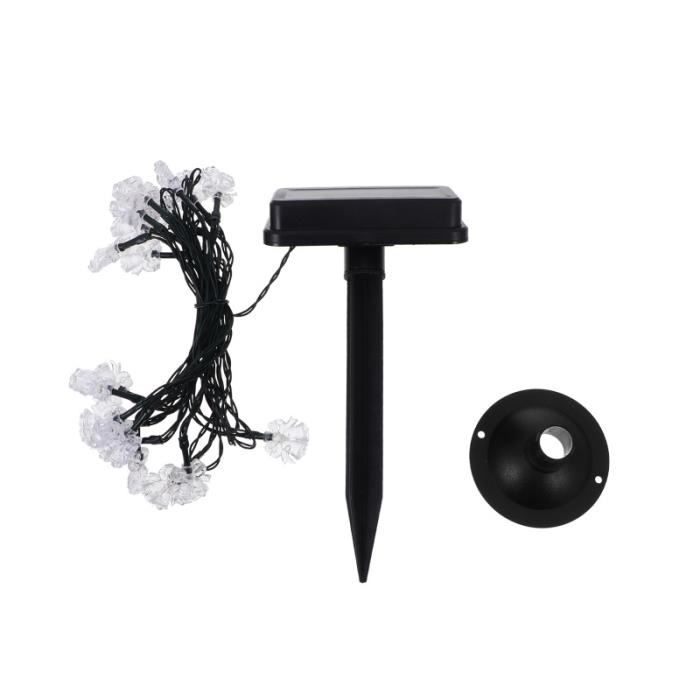 1pc Solar Noël cloche de arbre de lumière décorative de pied de lampe ...