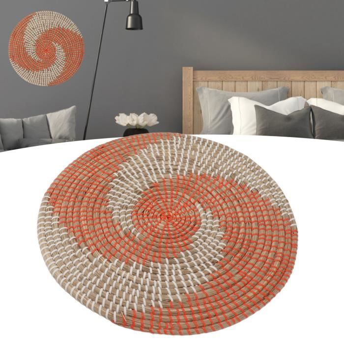 Décoration murale en panier tressé de 40CM, style versatil, design ...