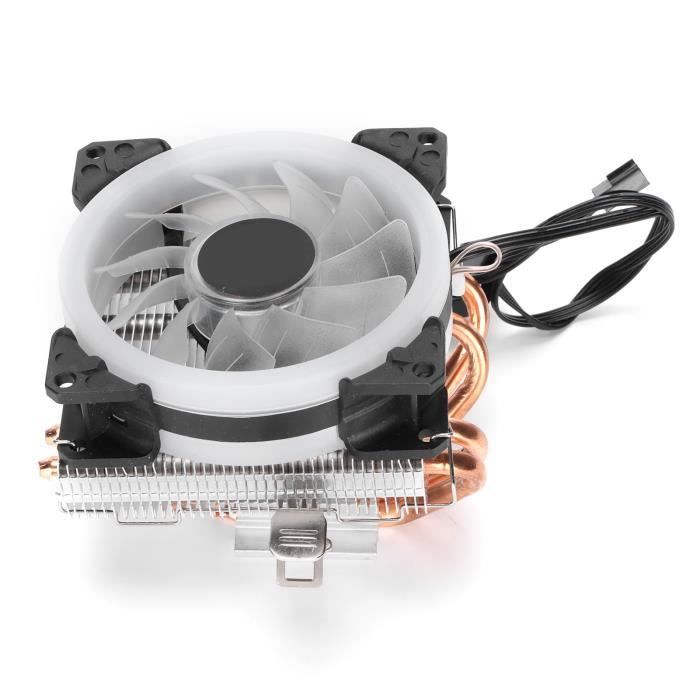 Garosa radiateur 4 caloducs Refroidisseur d'air CPU 4 caloducs LED ...