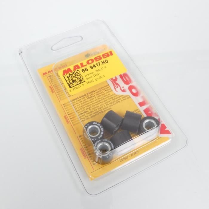 Galet rouleau de variateur Malossi pour Scooter Aprilia 50 Scarabeo 2T - MFPN : -99802-68N ...