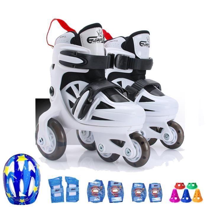 Roller In line débutant Réglable du 25au29- Roues de flash-Trois roues ...