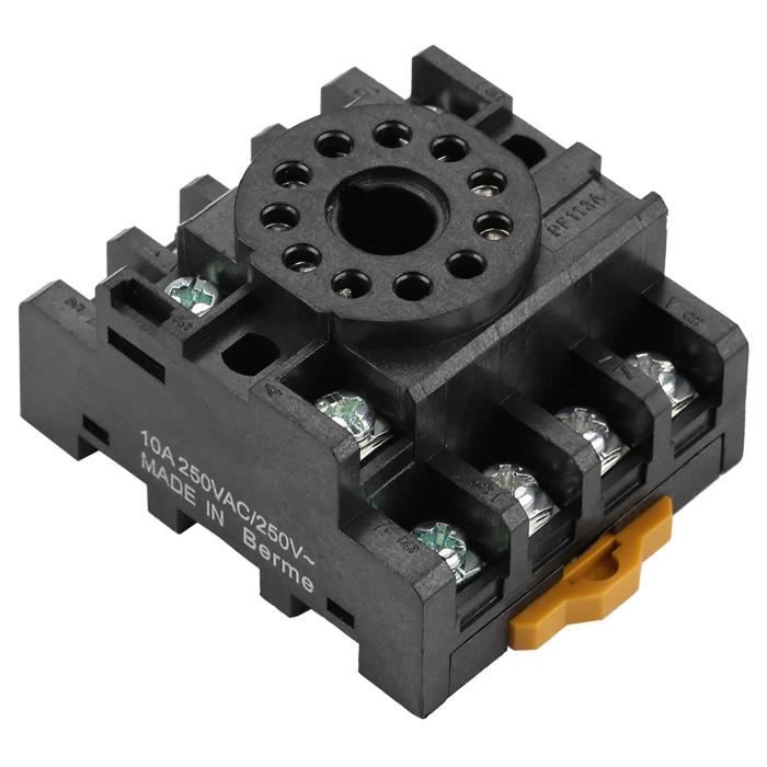 PF113A Prise de Base de Relais de Puissance à 11 Broches pour Relais de ...