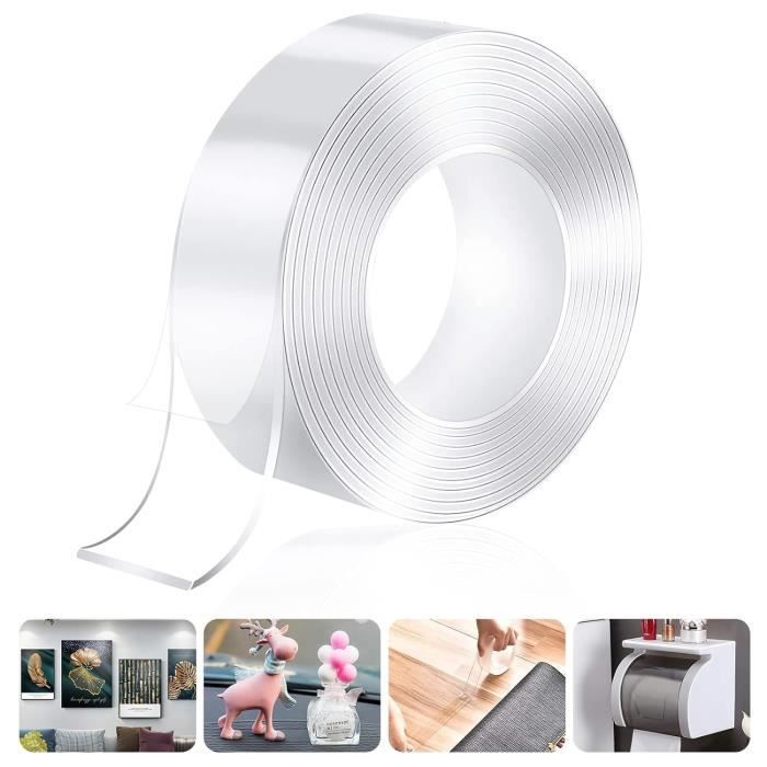 Adhésif Double Face Extra Fort, 5M X 3Cm X 2Mm Double Face Extra Fort ...