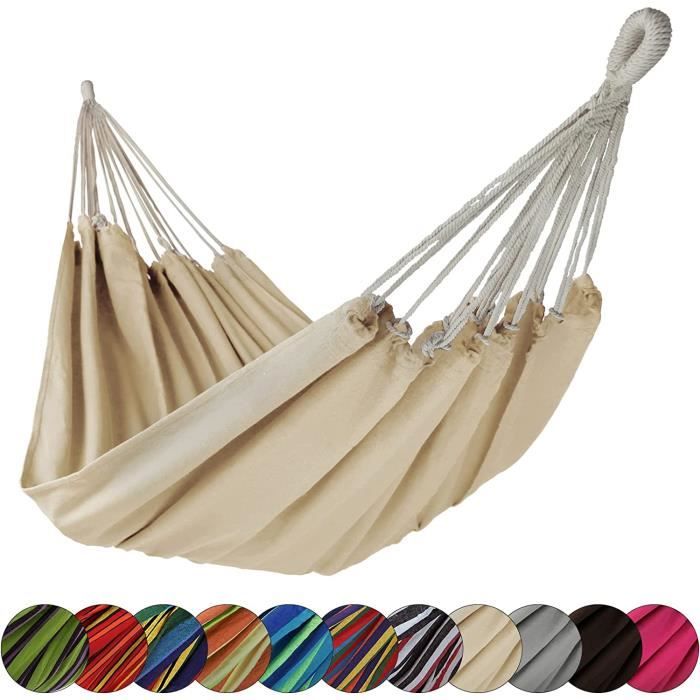 BB Sport Hamac Tissu XXL Grande 220 x 170 cm Respirant Capacité Charge ...