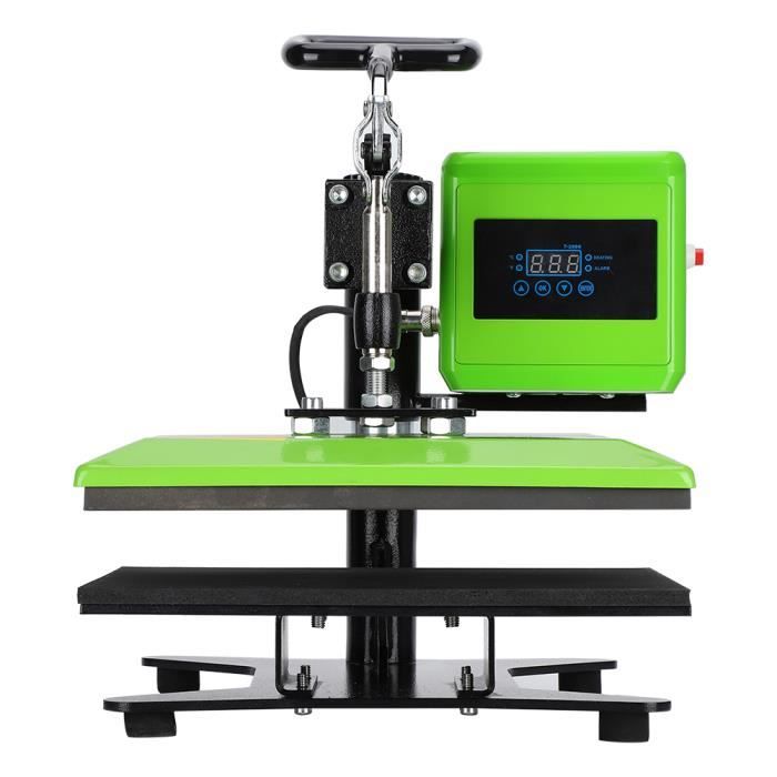 Presse à chaud Machine transfert de chaleur en acier inoxydable petite ...