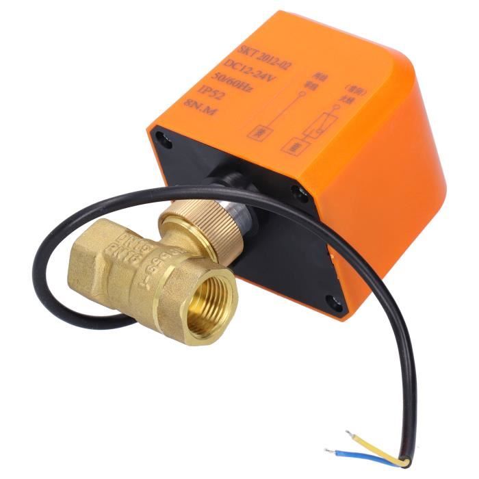 RIN Vanne à bille électrique 2 voies motorisées normalement fermées fournitures industrielles ...