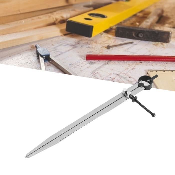 ZJCHAO Compas ailes réglable en acier avec écrou à ressort - Scribing ...