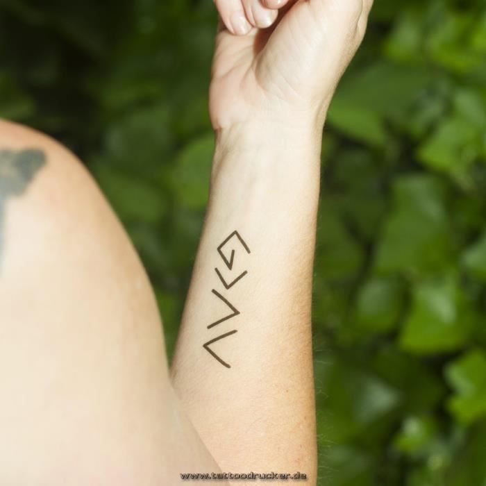 Tattoodrucker X God Carte De Tatouage 6 Pcs - Chi Rho - God Is Greater ...