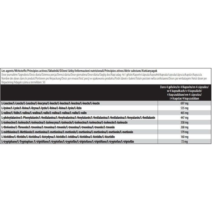 EAA - Biotech USA - Capsules EAA (200 caps) - Cdiscount Sport