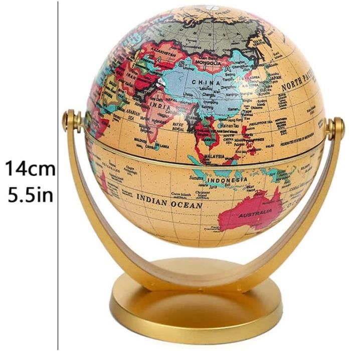 Globe Terrestre Décoratif Globe Terrestre Rotatif Avec Support Garçon ...