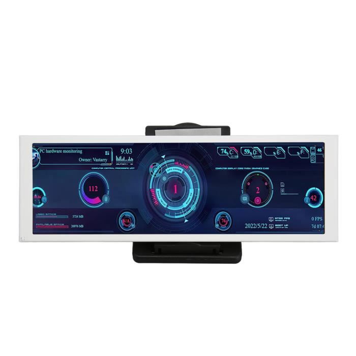 Moniteur de Température PC - TBEST - 7,9 Pouces - Résolution 1280x400 ...