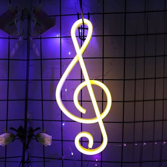 Musical Note Note Neon Signs Note De Musique Note Note Neon Lights ...