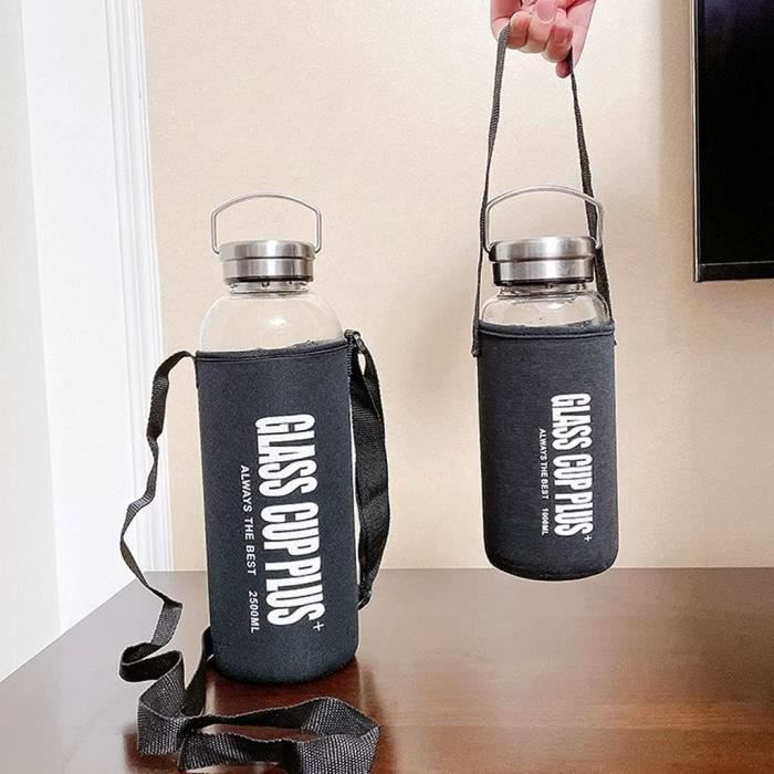 Gourde Sport Gourdes D'Eau Gourde Carafe En Verre Transparent Pour ...