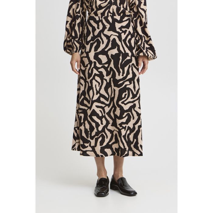 Jupe femme b.young Josa black modern print mix - Cdiscount Prêt-à-Porter