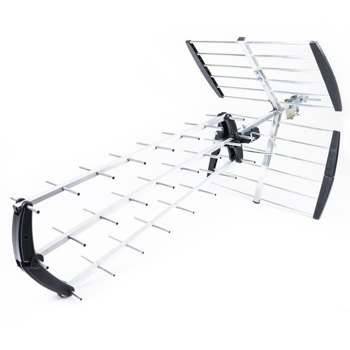 Antenne TV DVB-T2 PNI TVD03 avec amplificateur 24Db, 38 éléments, pour ...