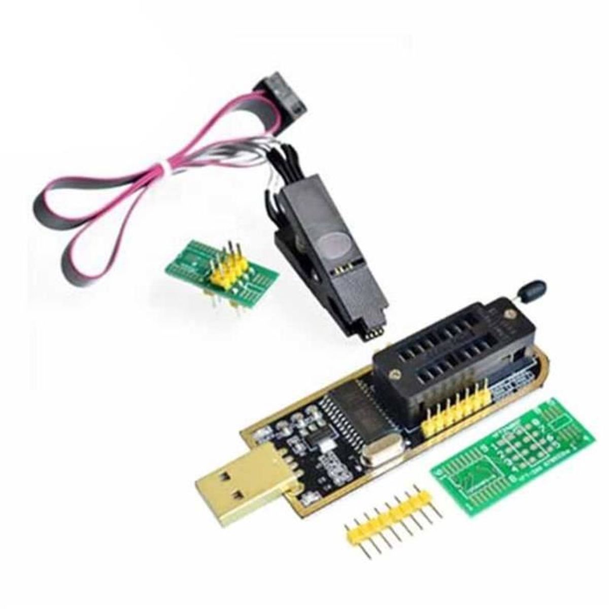 SOIC8 SOP8 Flash Chip IC Test Clips BIOS Programmer Socket Adapter ...