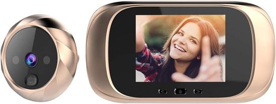 Sonnette œil de Chat Intelligente, Sonnette sans Fil avec Camera,Ecran ...