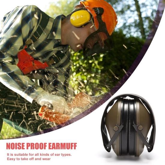 Protections auditives,Protège-oreilles Anti-bruit pour tir,casque de protection pour la chasse ...