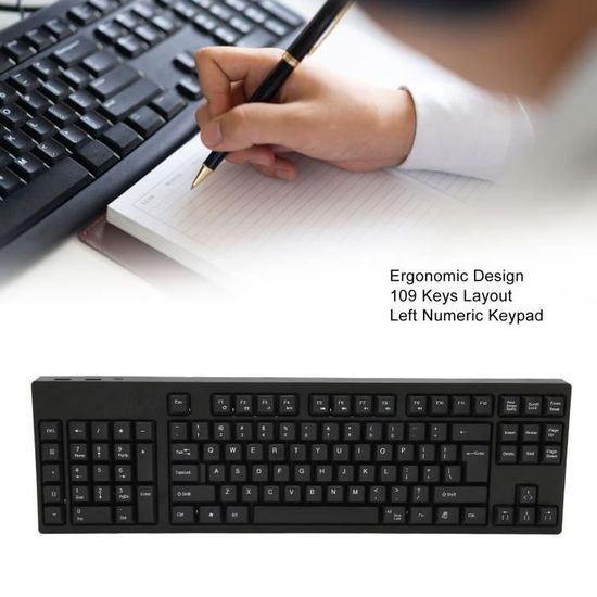 Clavier pour Gaucher - CIKONIELF - ETO - Disposition Ergonomique - 109 ...