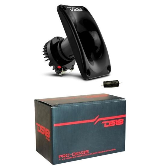 1 DS18 PRO-DKN25 driver compression avec pavillon 12 x 7 cm, 60 watt ...