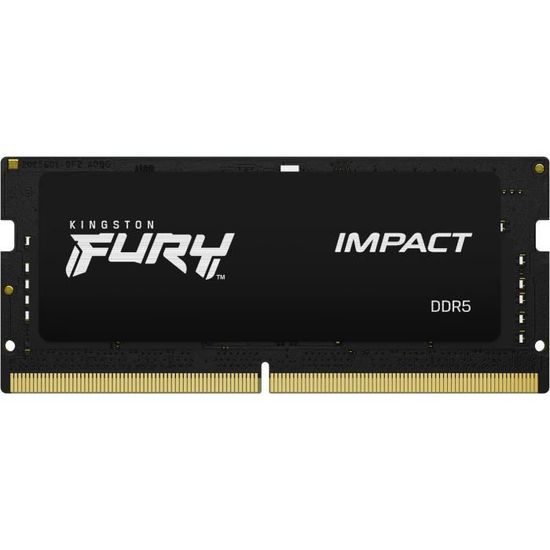Kit mémoire - Kingston - Kingston FURY Impact - DDR5 - kit - 32 Go: 2 x 16 Go - SO DIMM 262 ...