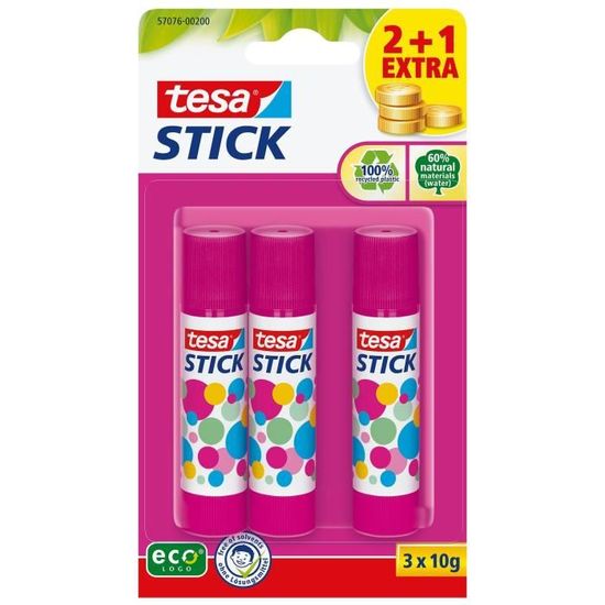TESA Lot de 3 stick colle - Rose - 10g - Cdiscount Beaux-Arts et ...