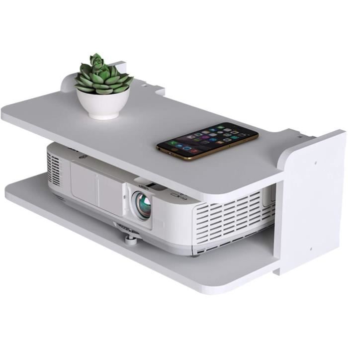 Étagère Décodeur TV Boîte de Rangement pour Routeur Étagère Flottante ...
