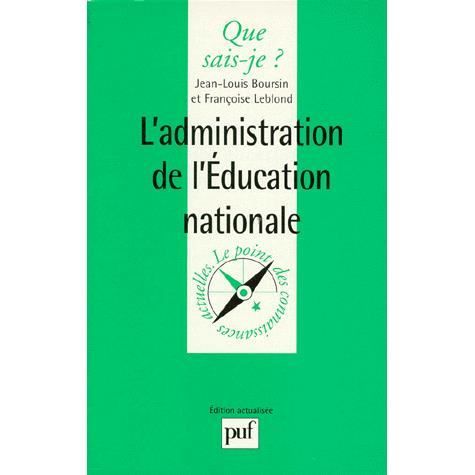 L'administration de l'education nationale - Cdiscount Librairie