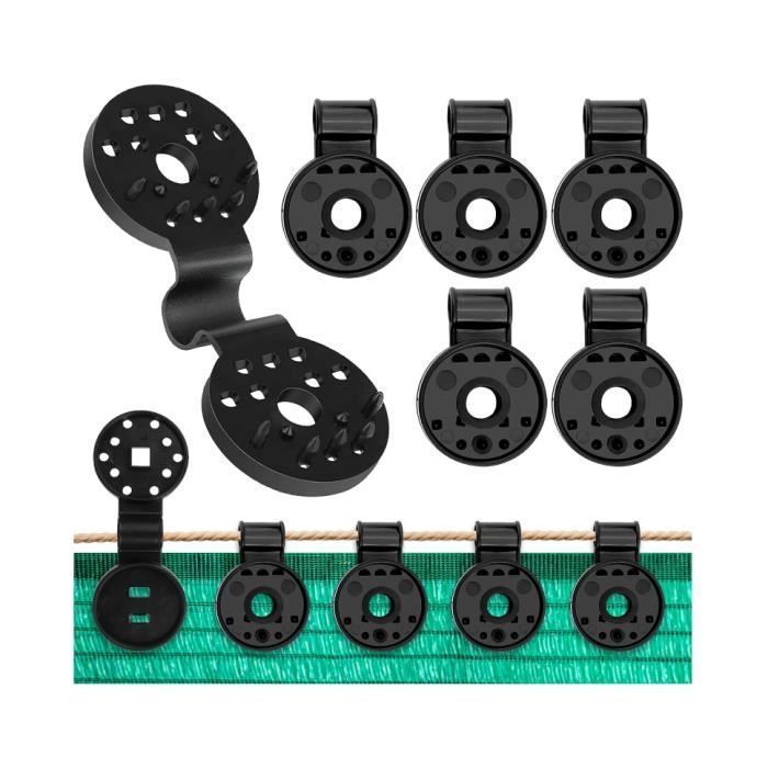 50 Clips Plastiques Pour Toile d'Ombrage, Clip SpÉcial avec Œillet ...