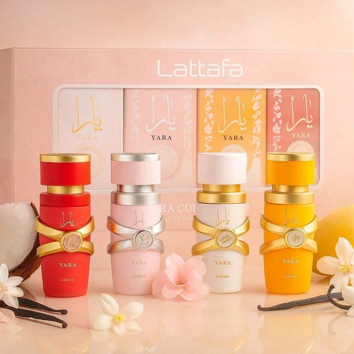 Lattafa Yara collection 4 x 5ml eau de parfum unisexe France ...