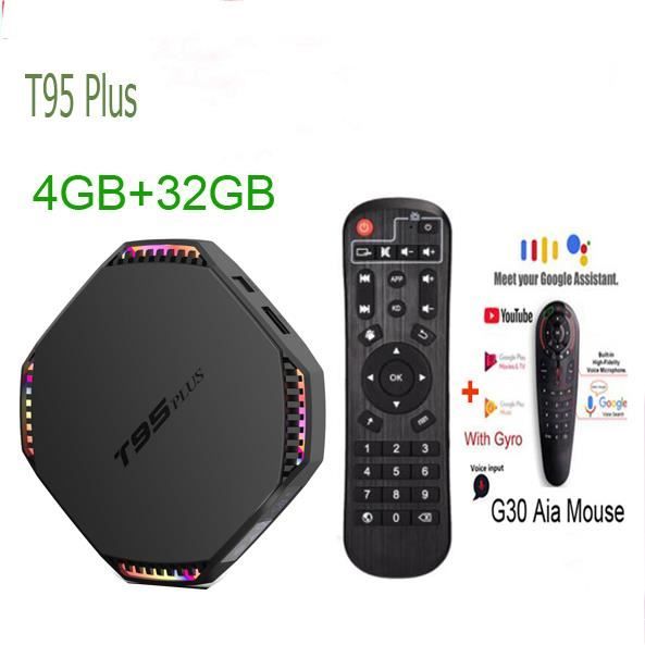 Ue Plug - 4G 32G G30 - Boîtier TV T95 PLUS, Android 11, RK3566, 8 go RAM, 64 go, 4 go, 32 go ...
