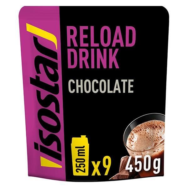 Isostar Reload Boisson de Récupération Après l'Effort Chocolat 450g ...