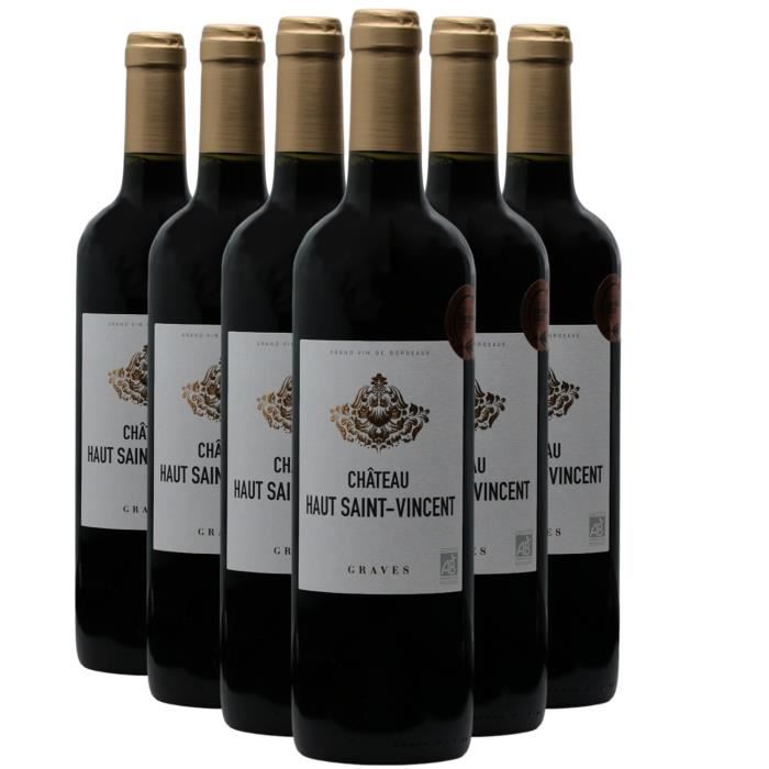 Graves Rouge 2019 - Bio - Lot de 6x75cl - Château Haut Saint Vincent ...
