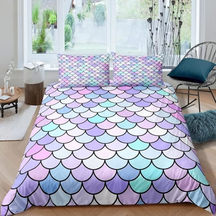 Échelles De Couleurs De Mode 3D Housses De Couettes Enfant 135X200 Cm ... Échelles De Couleurs De Mode 3D Housses De Couettes Enfant 135X200 Cm ...