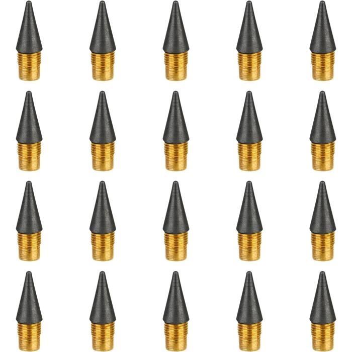 Lot De 20 Crayons Éternels À Tête Interchangeable, Sans Encre ...