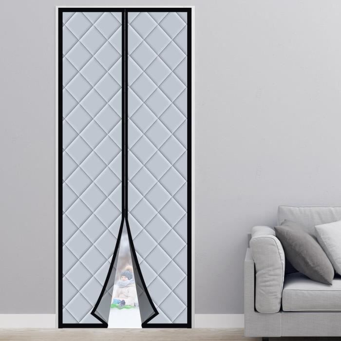 Rideau Porte Isolation Thermique Magnétique 110X220Cm, Anti Froid ...
