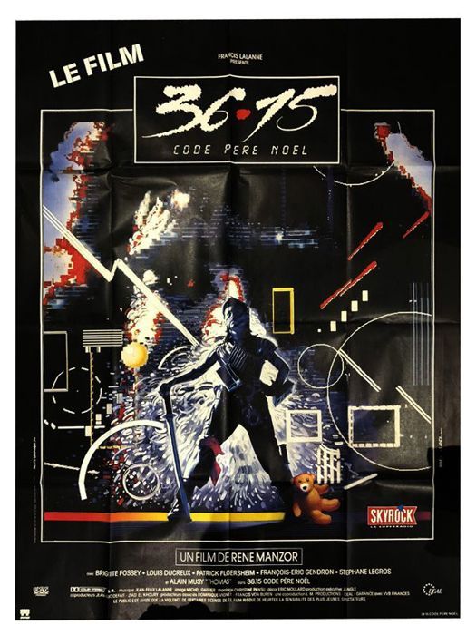 Affiche Originale de Cinéma - 3615 Code PÈRE NOEL - 1980 René Manzor ...