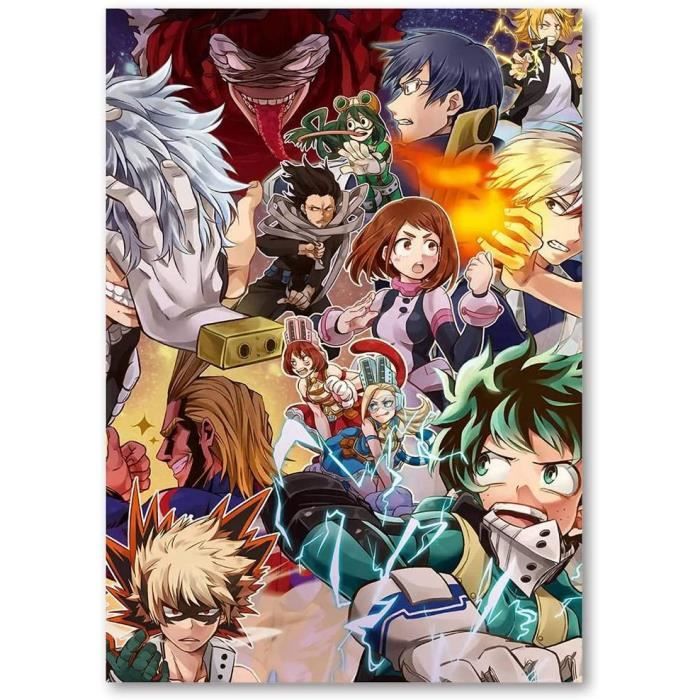 POSTER Poster Boku No Hero Academia - MHA - Pour decoration - 42 x 30 ...