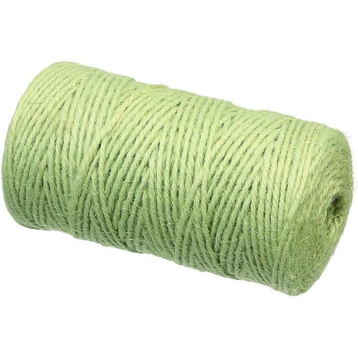 Corde De Jute Naturelle, Ficelle Colorée, 100 Mètres De Matériaux D'art ...