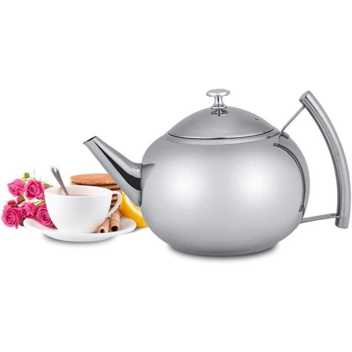 Théière Infuseur Theiere Inox Theillère Amovible Thé Infusion Ou Café ...