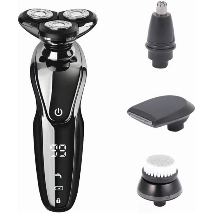 Rasoir Électrique 4 En 1 - Les Quatre Fonctions: Rasoir, Tondeuse À ...