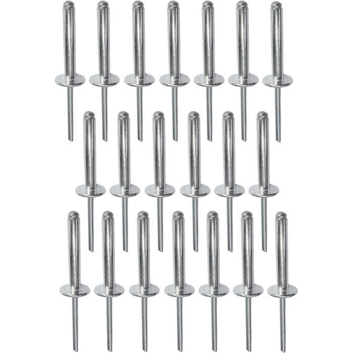 C48175 - Lot De 20 Rivets Aveugles Ø5X30Mm À Tête Large 14Mm - Din 7337 ...