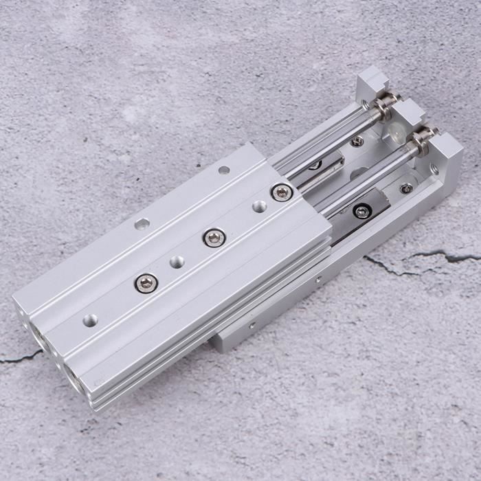 Cylindre De Rail De Guidage Cylindre D'Air Pneumatique (Mxs12-50 ...