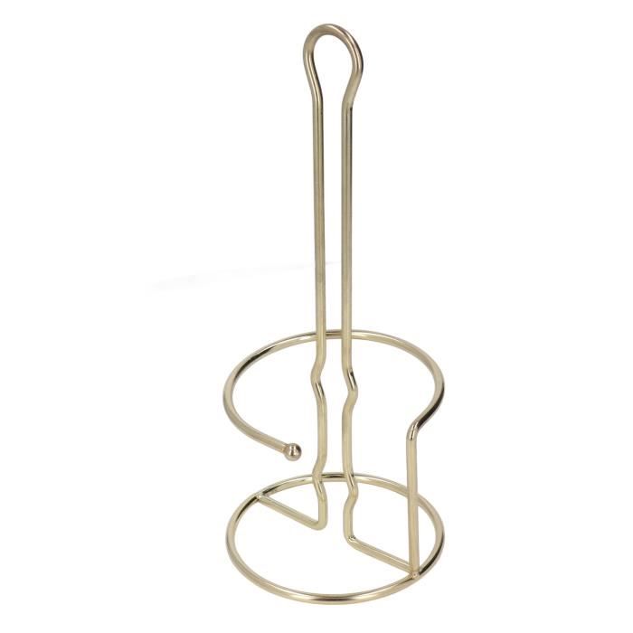 Porte-rouleau de papier toilette en fer doré à électroplacage, style ...