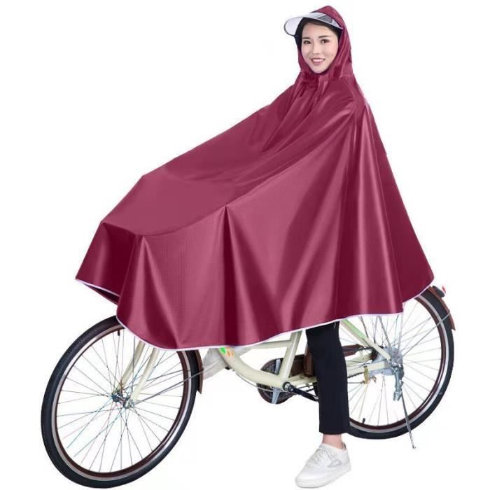 Poncho Pluie Imperméable avec Capuche pour homme et femme Tissu ...